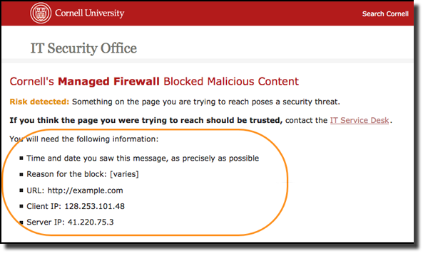 Managed Firewall | IT@Cornell
